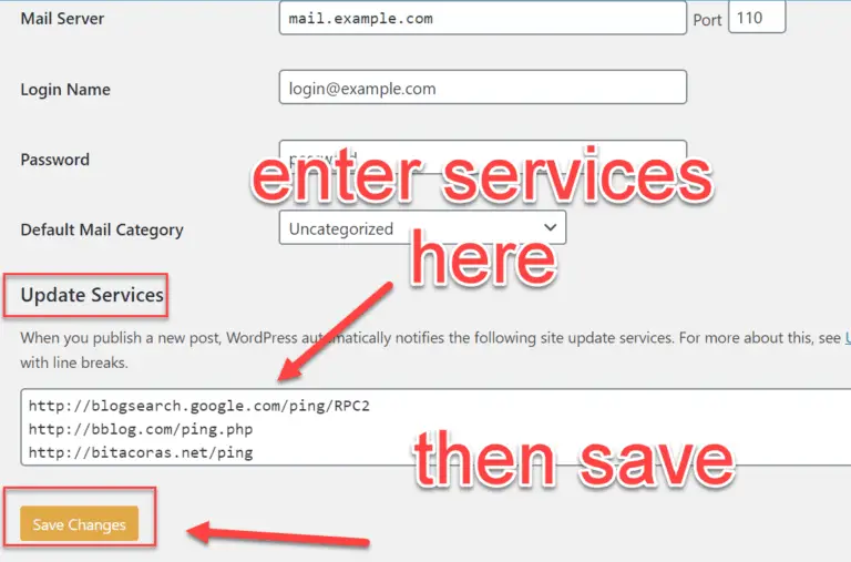 How to automatically ping multiple services when you post a blog in Wordpress - Digital Bazaari