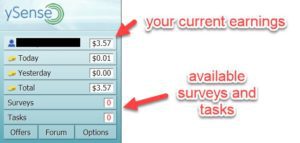 ySense - Get paid to complete surveys and tasks (with payment proof ...