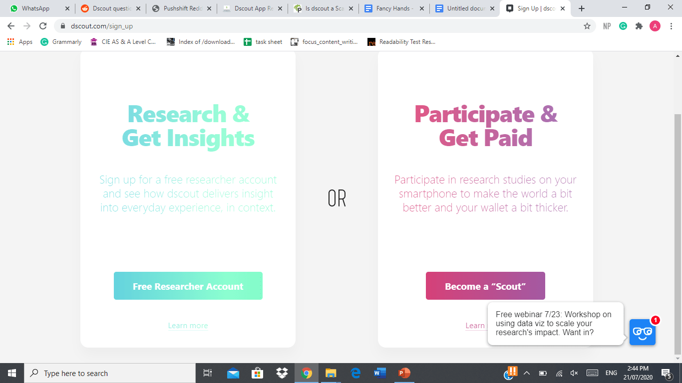 Dscout - Earn by participating in Diary Missions (Similar to ...